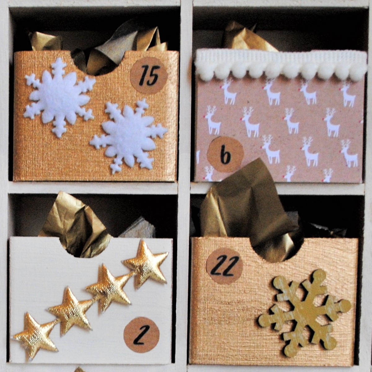 How to design your own reusable DIY advent calendar | When It ...