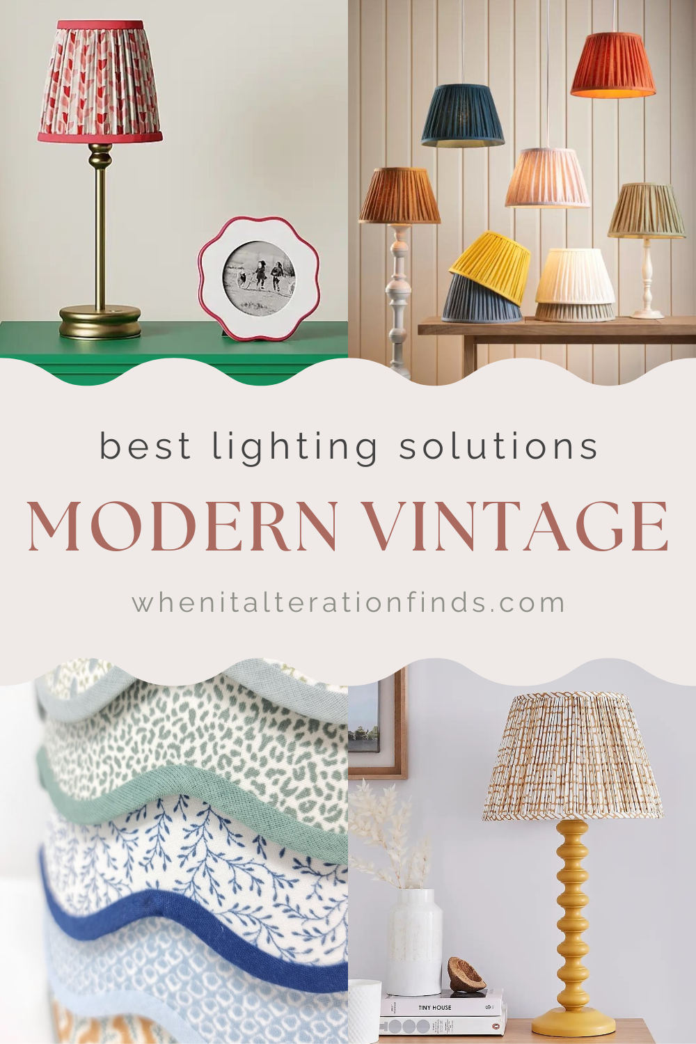 Guide to the best modern vintage lighting | When It Alteration Finds