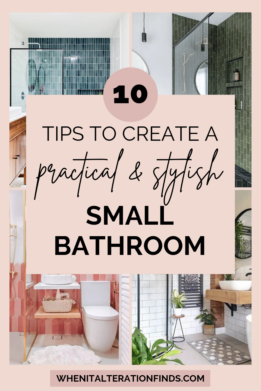 How to create a practical and stylish small bathroom | When It ...